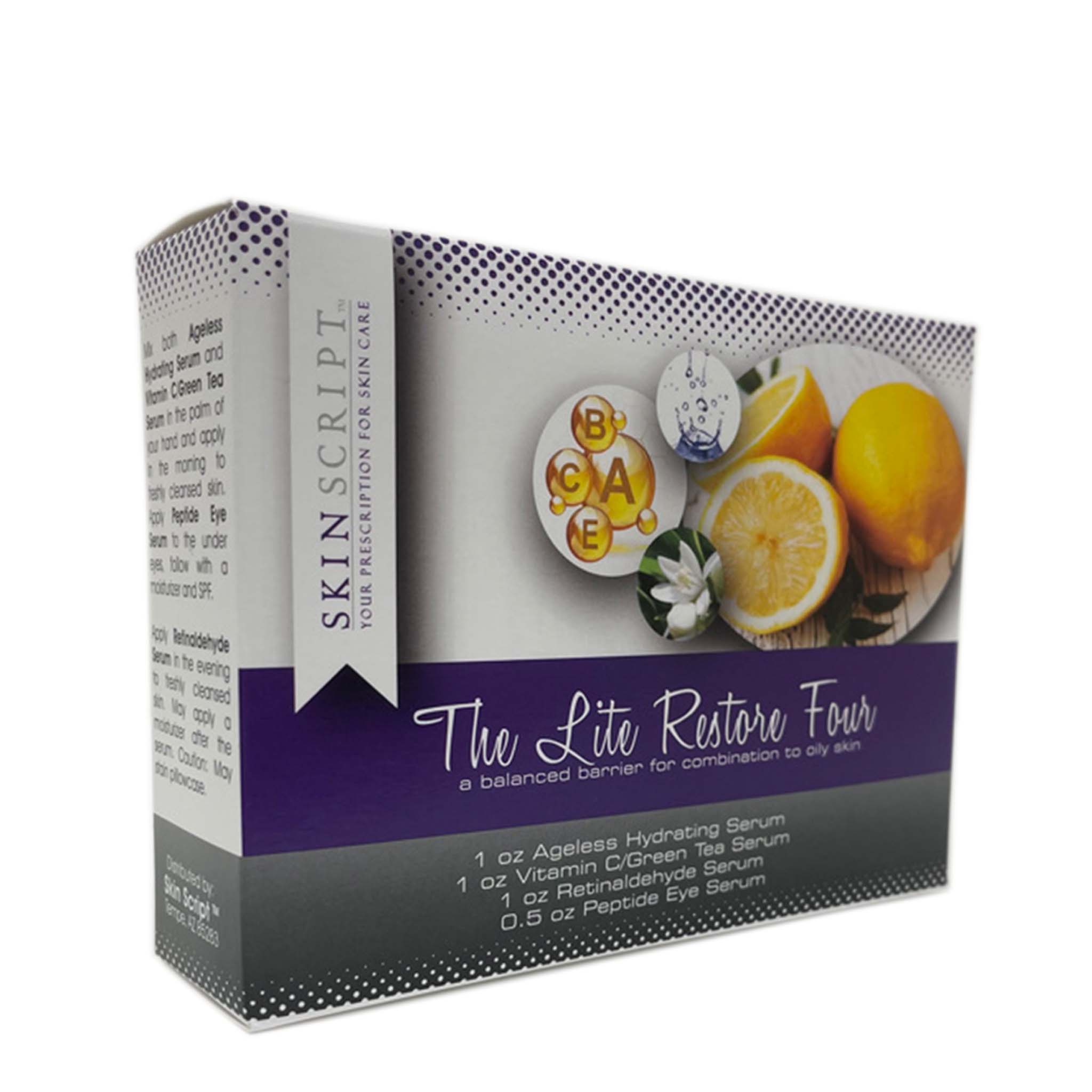 Skin Script The Lite Restore Four Kit | Whole Beauty Spa – Natural ...